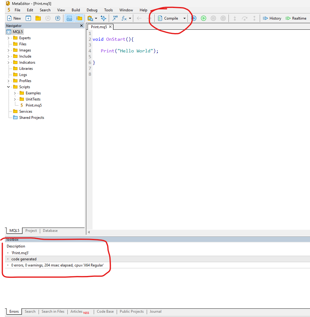 MQL5 Debugging and Troubleshooting - MT4Gadgets